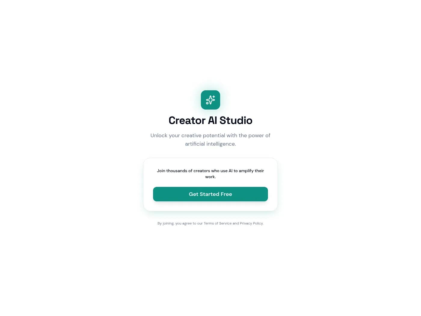 Creator AI Studio