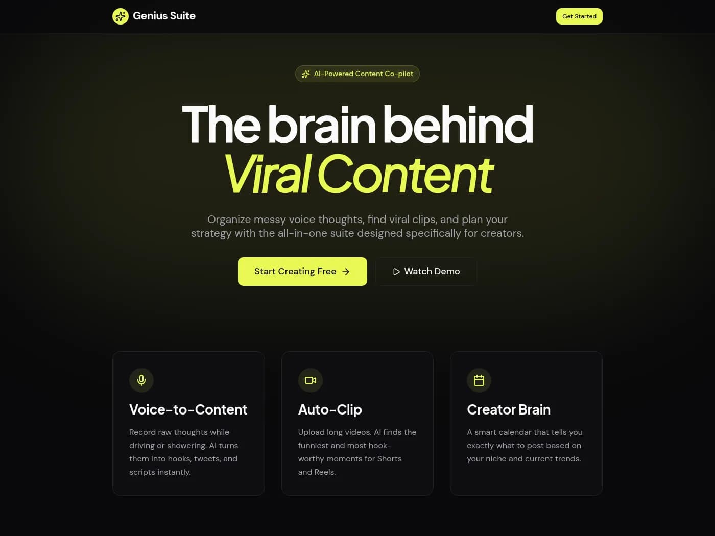 Creator Genius Suite