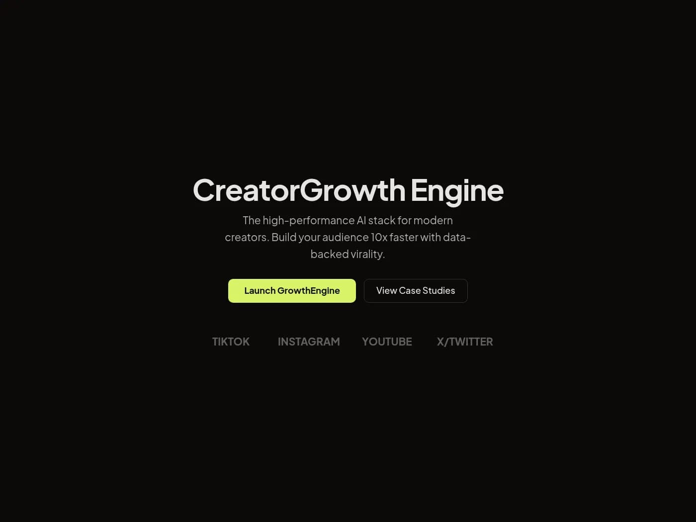 CreatorGrowth Engine