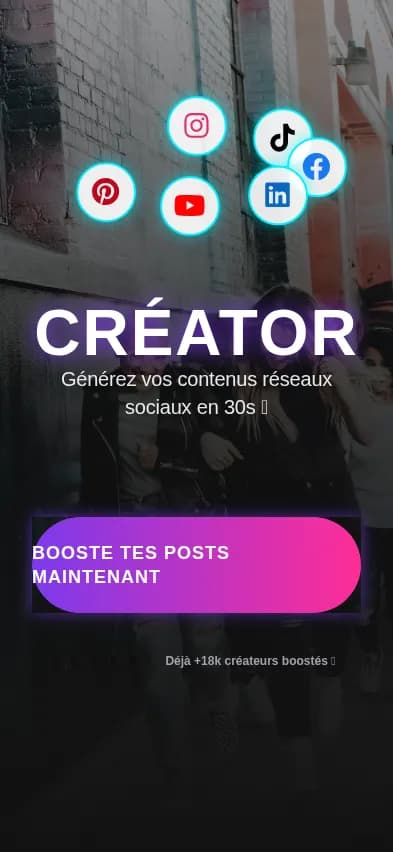 Créator Social Boost