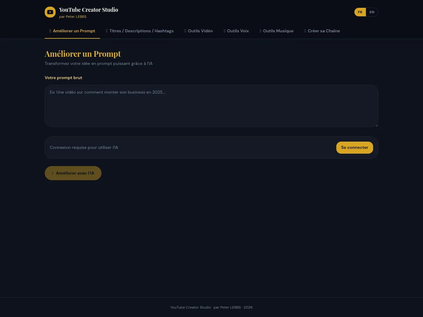 Creator Studio by Peter LEBBS