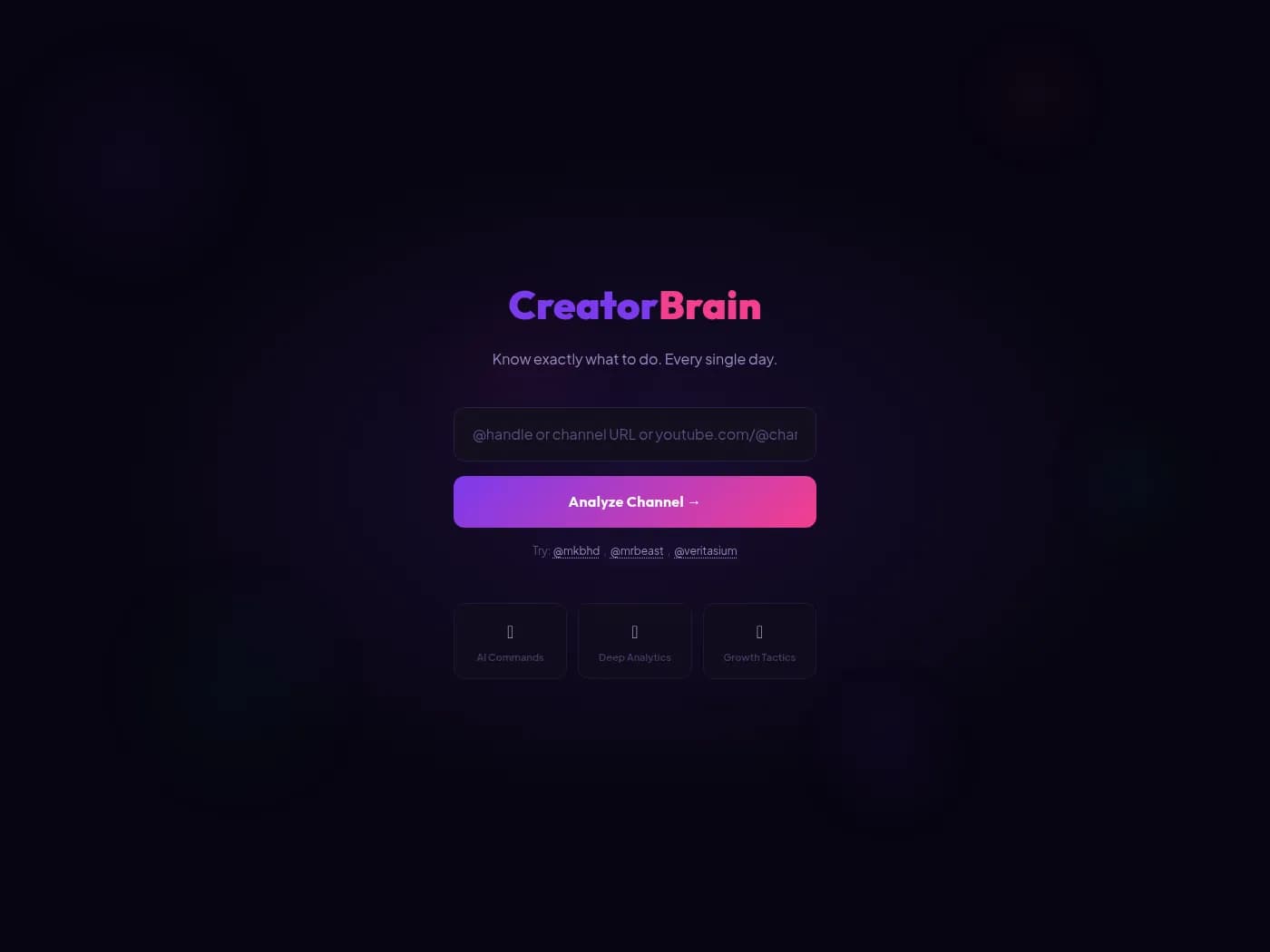 CreatorBrain SaaS