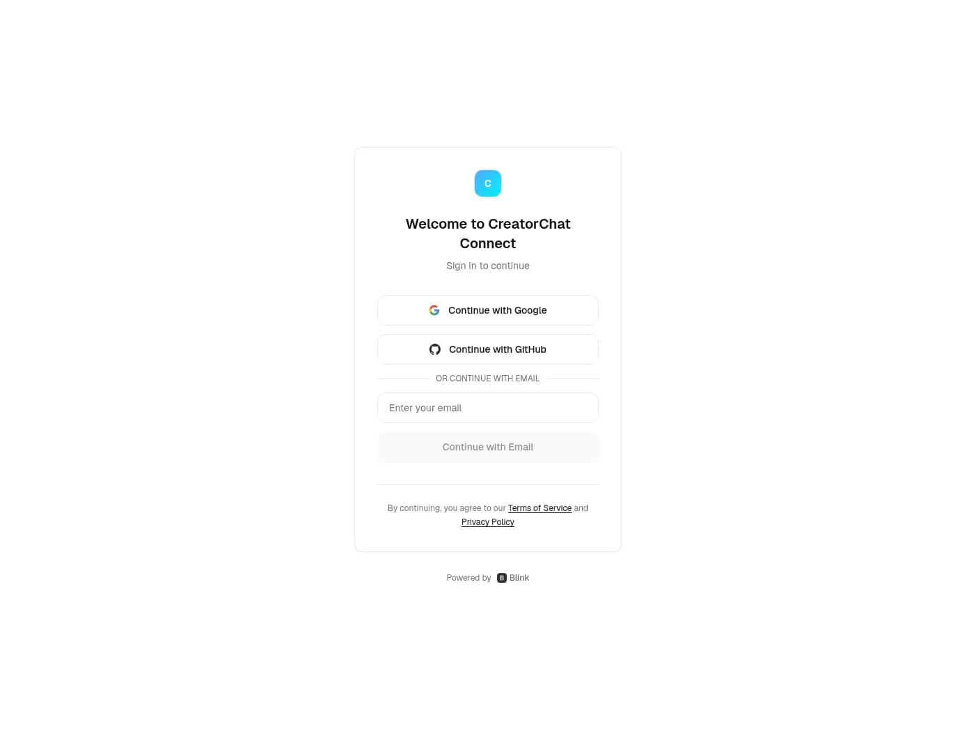 CreatorChat Connect