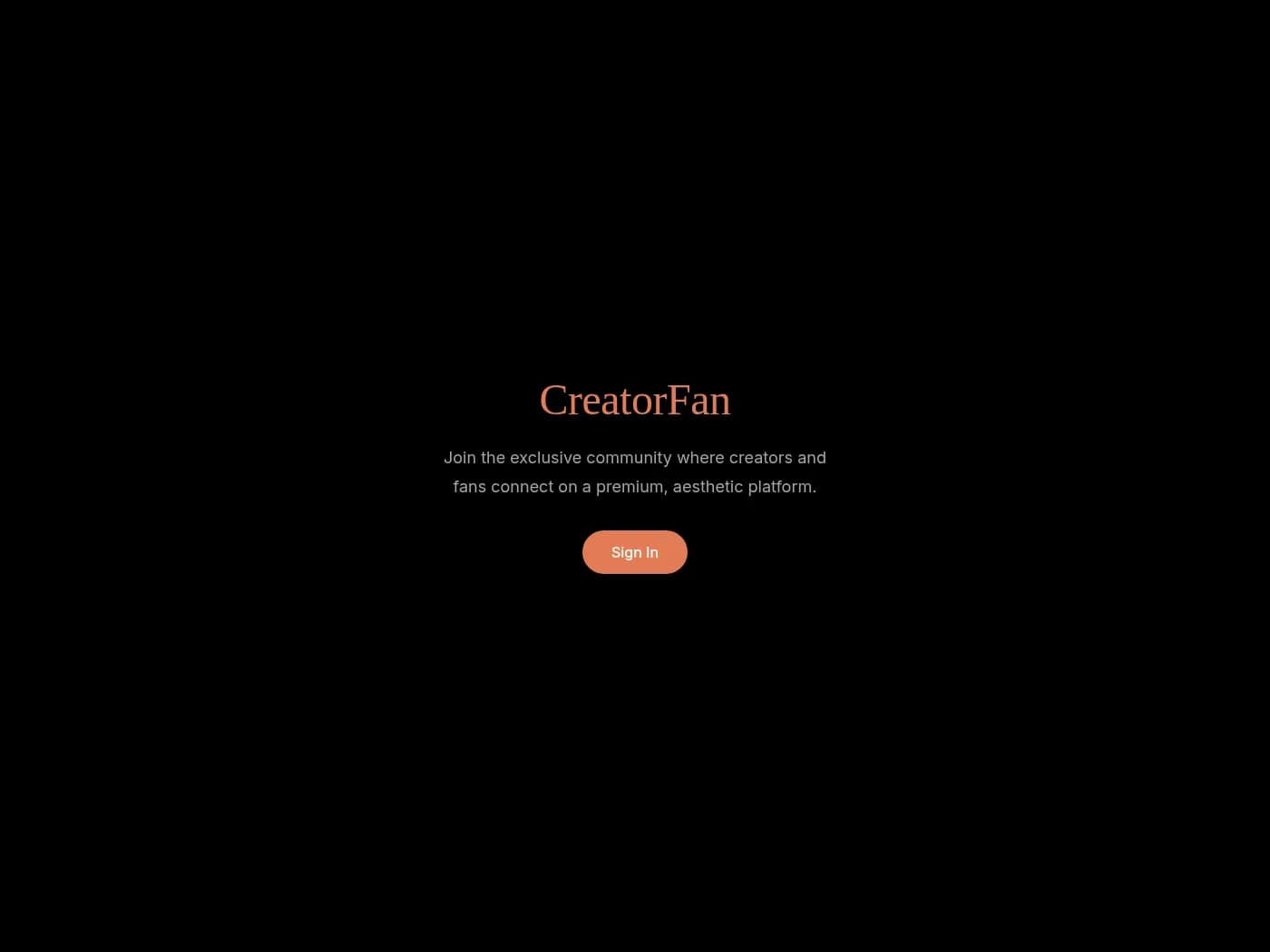 CreatorFan Social MVP
