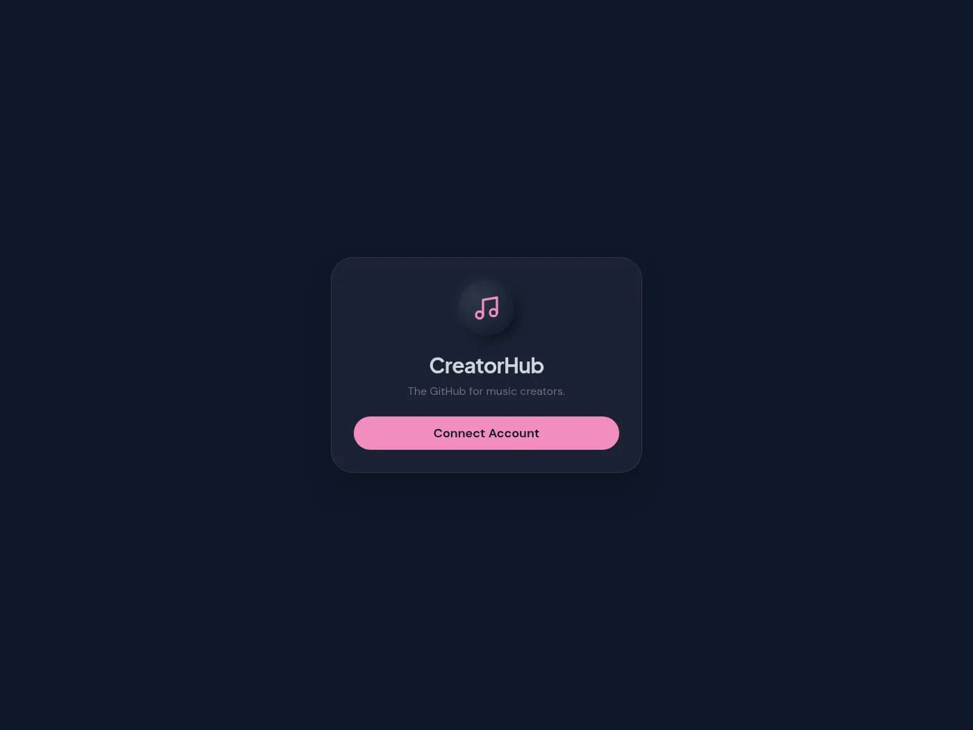 CreatorHub Music Platform