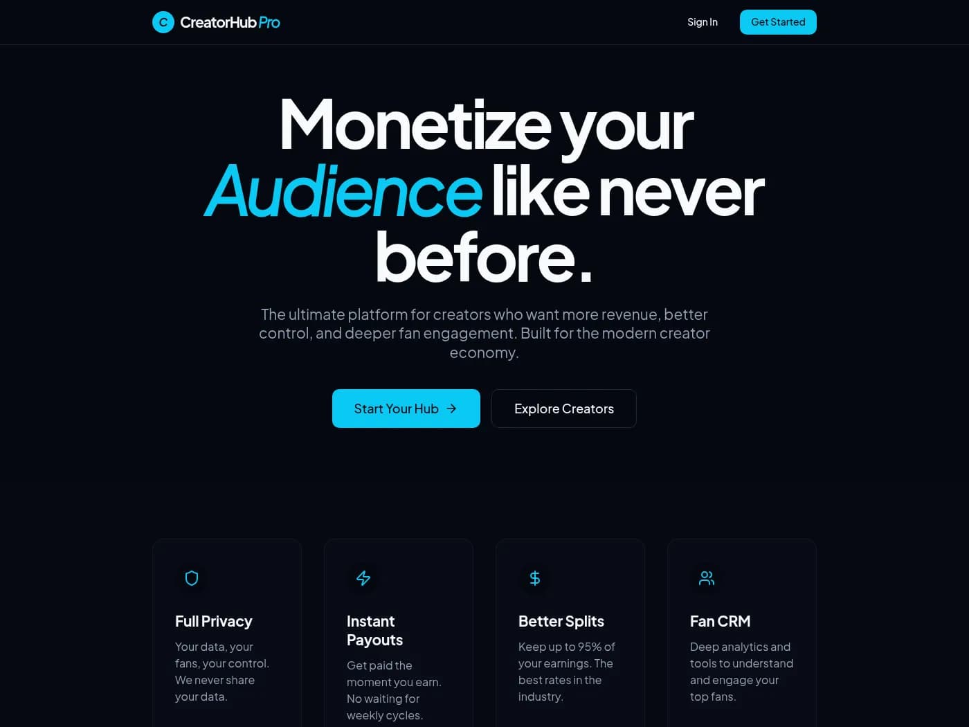 CreatorHub Pro