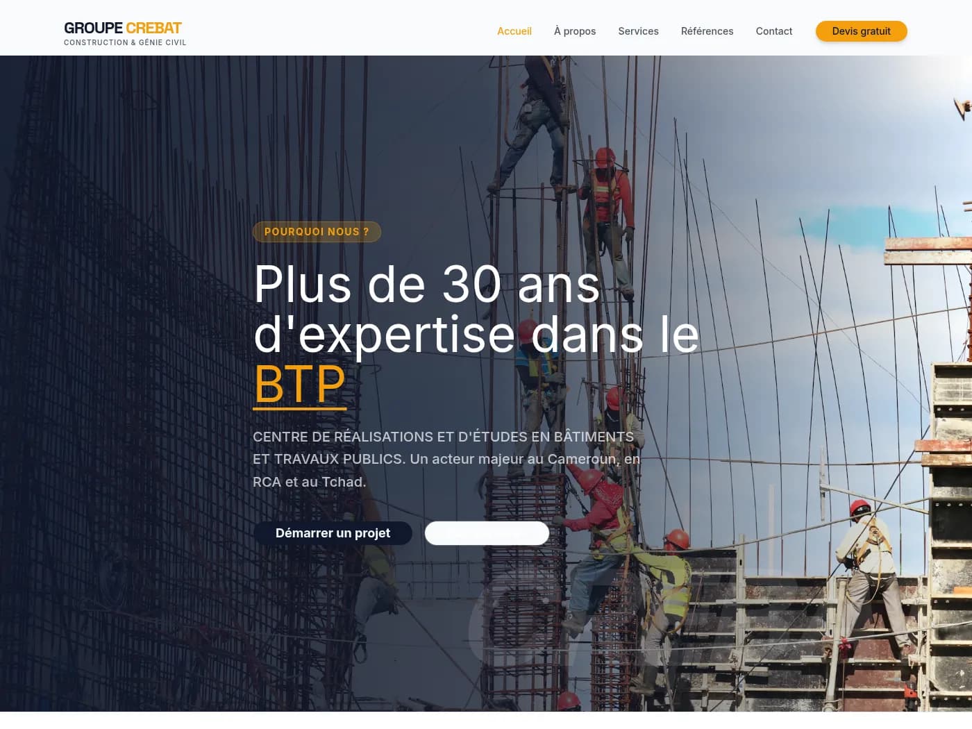 Crebat Modern Site