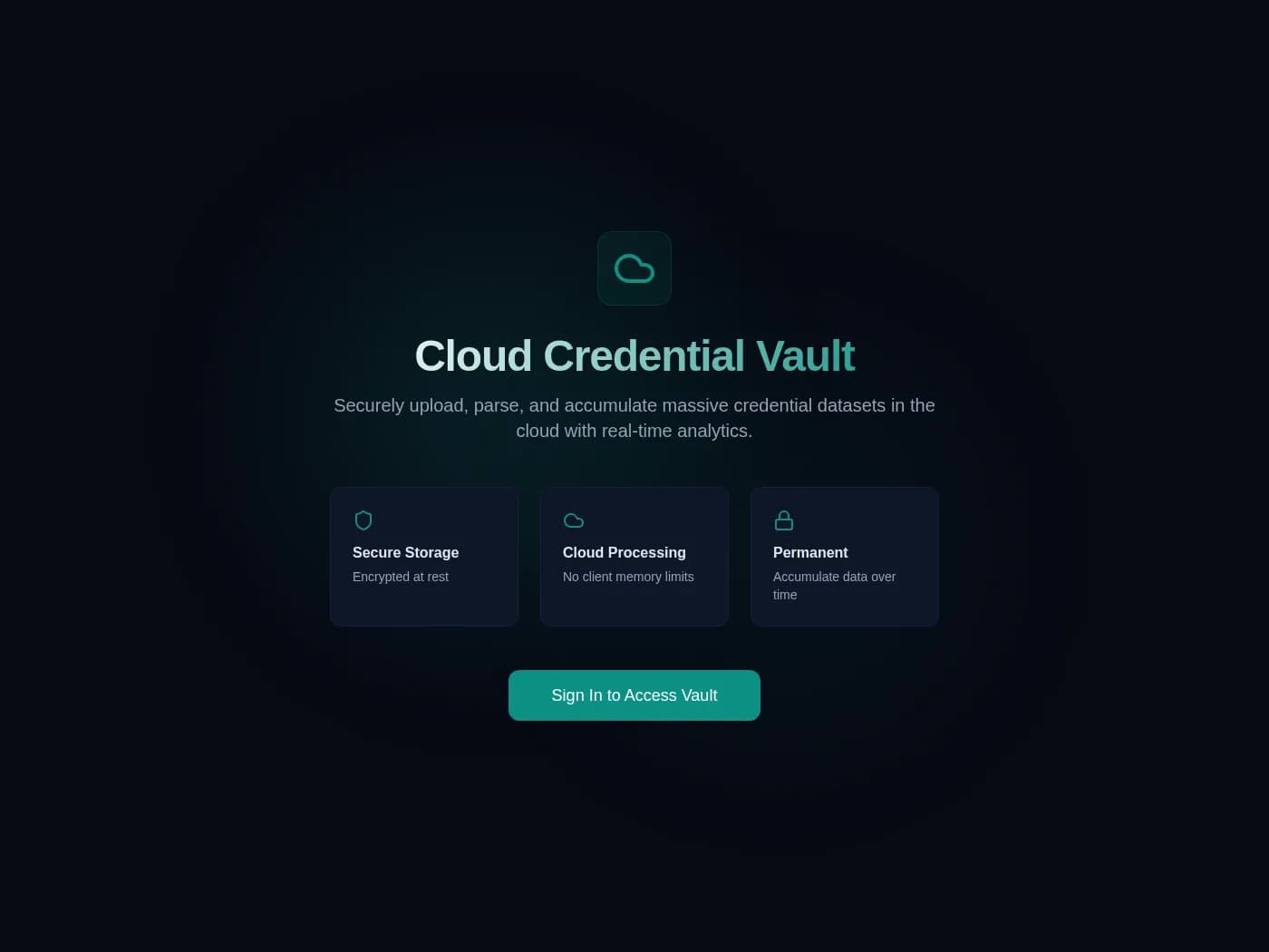 Cloud Credential Vault