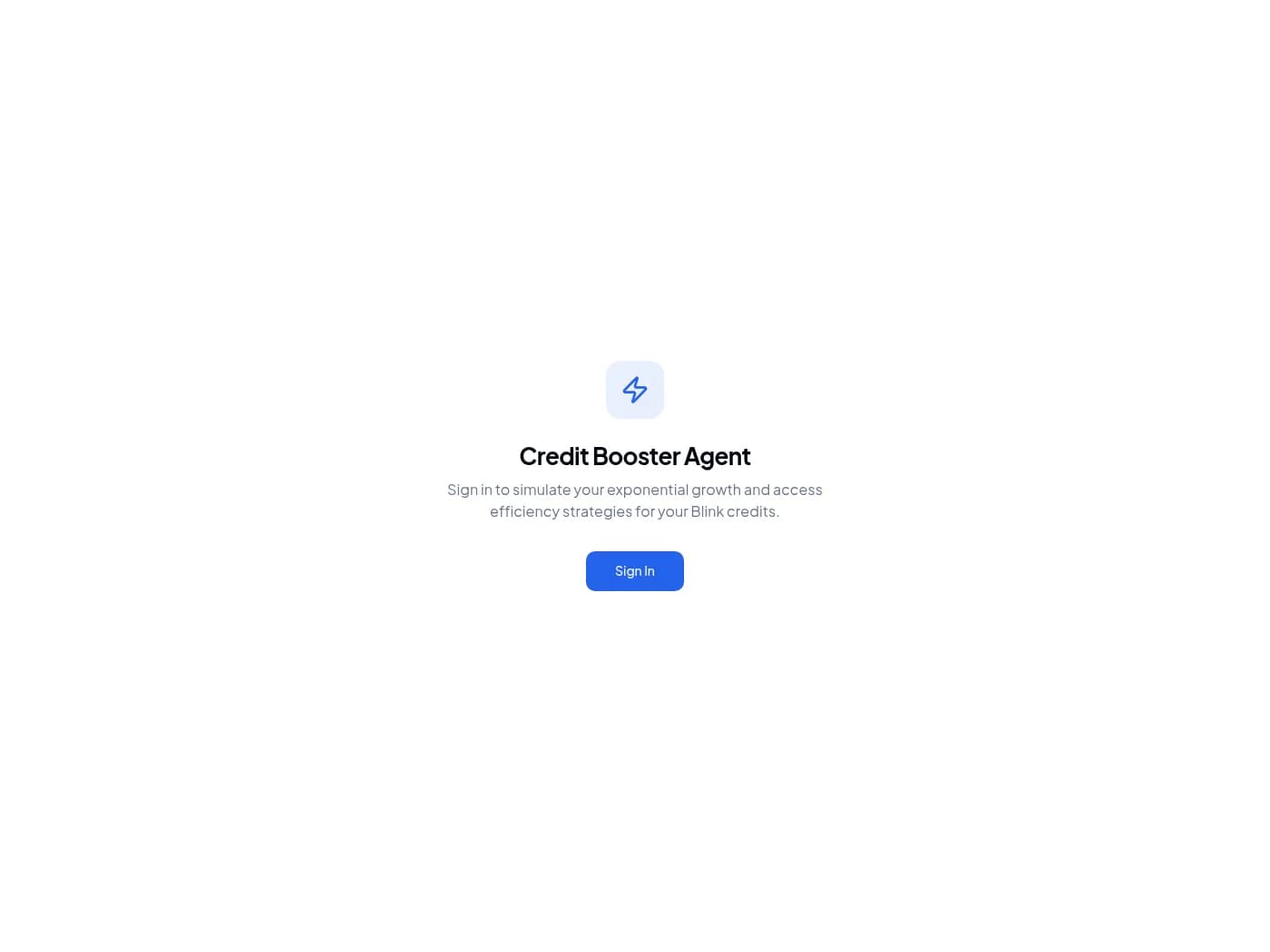 Credit Booster Agent