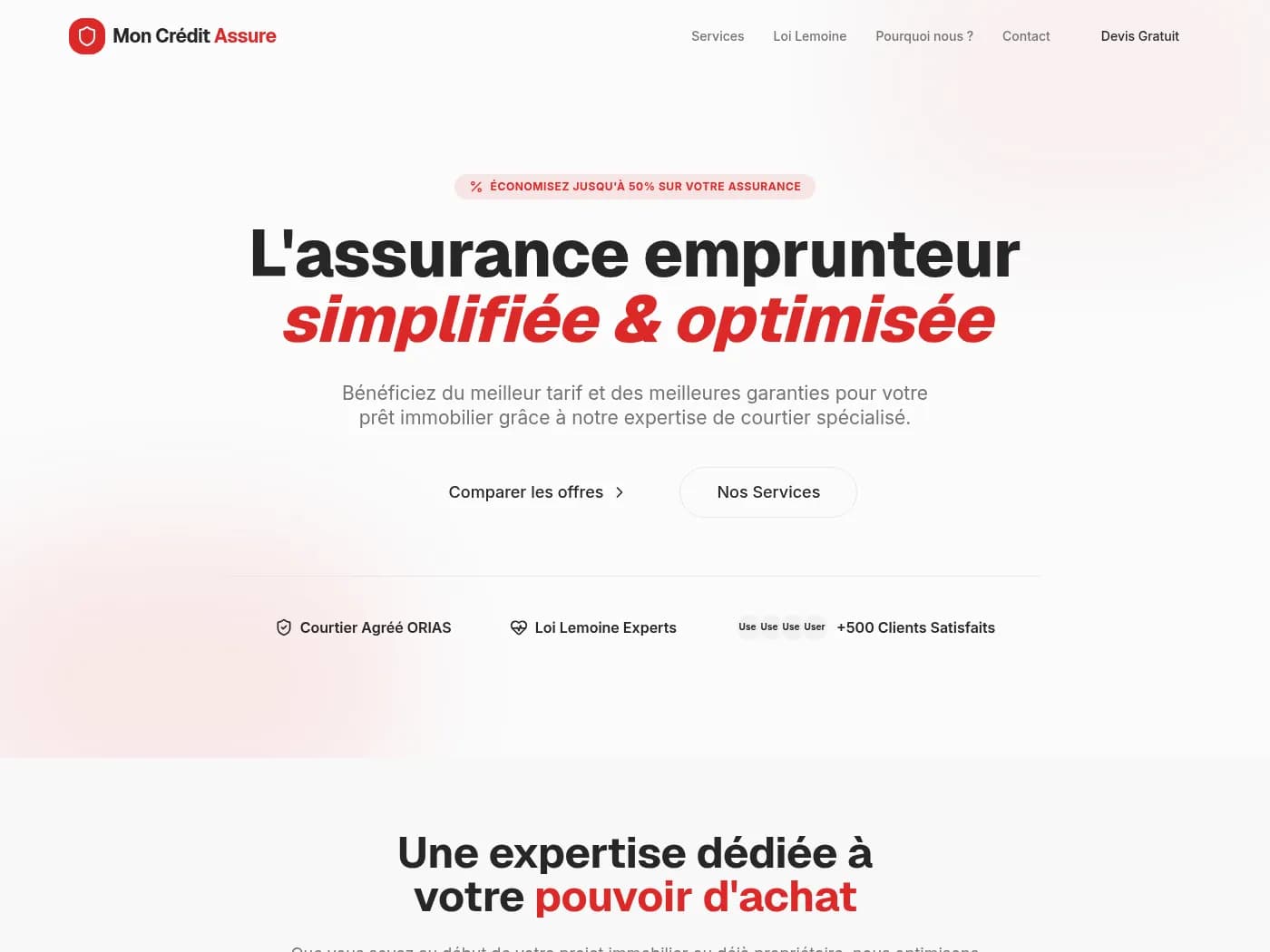 Mon Crédit Assure Site