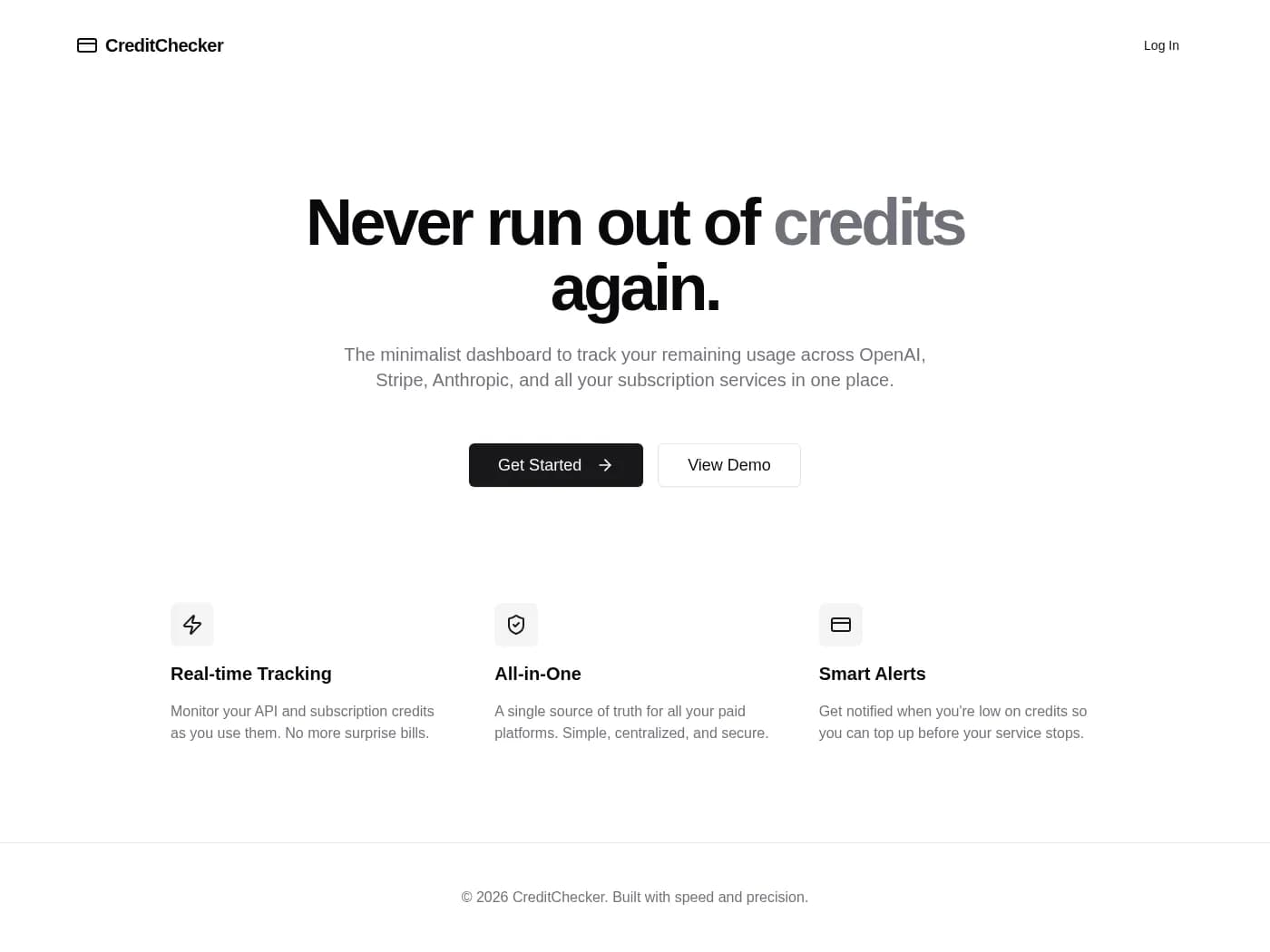 Credit Checker