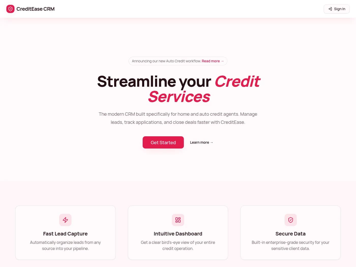 CreditEase CRM