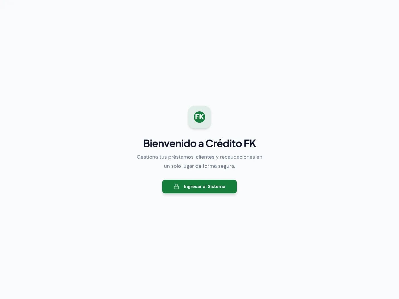 Crédito FK Dashboard