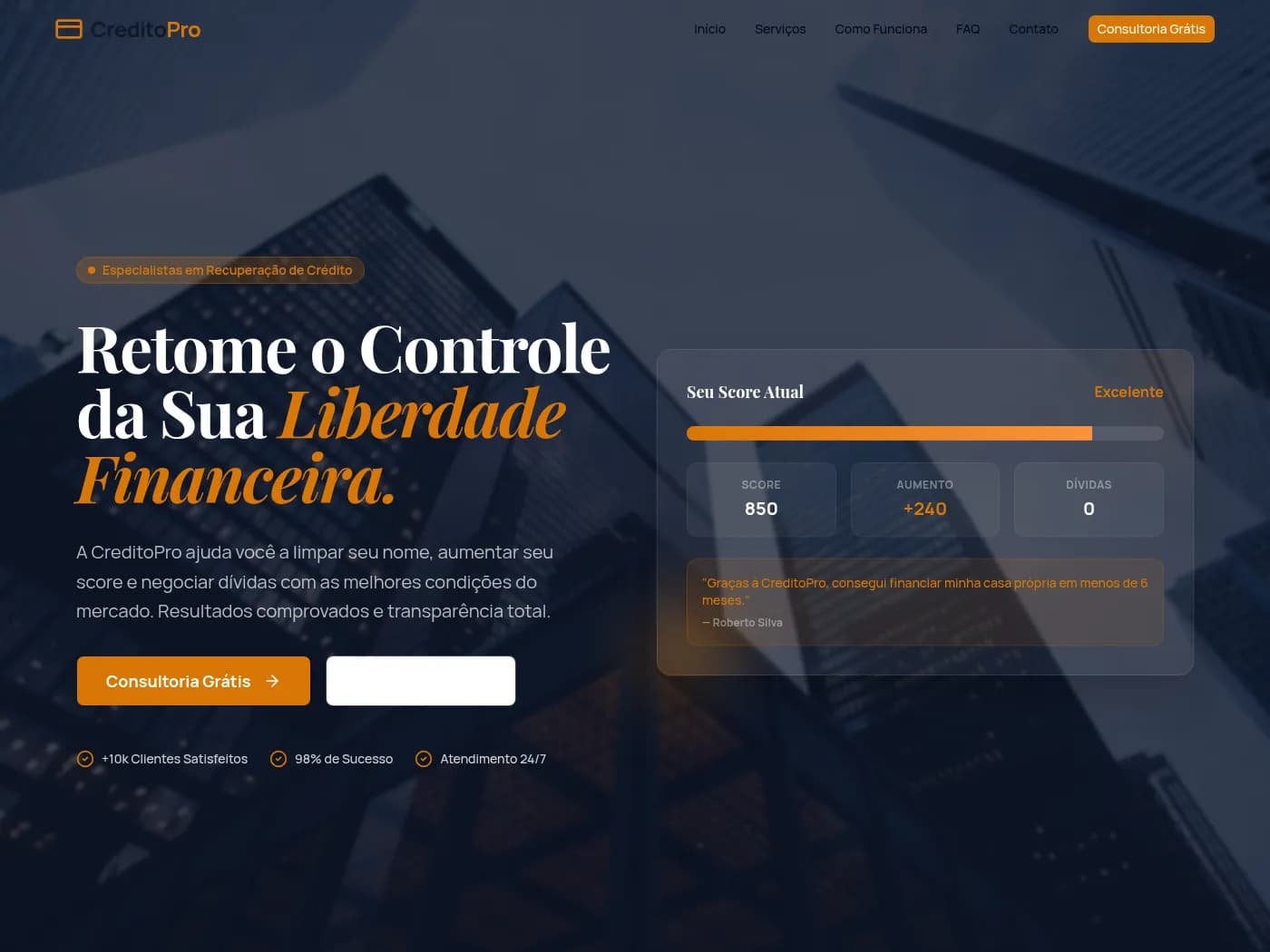 CreditoPro Landing Page