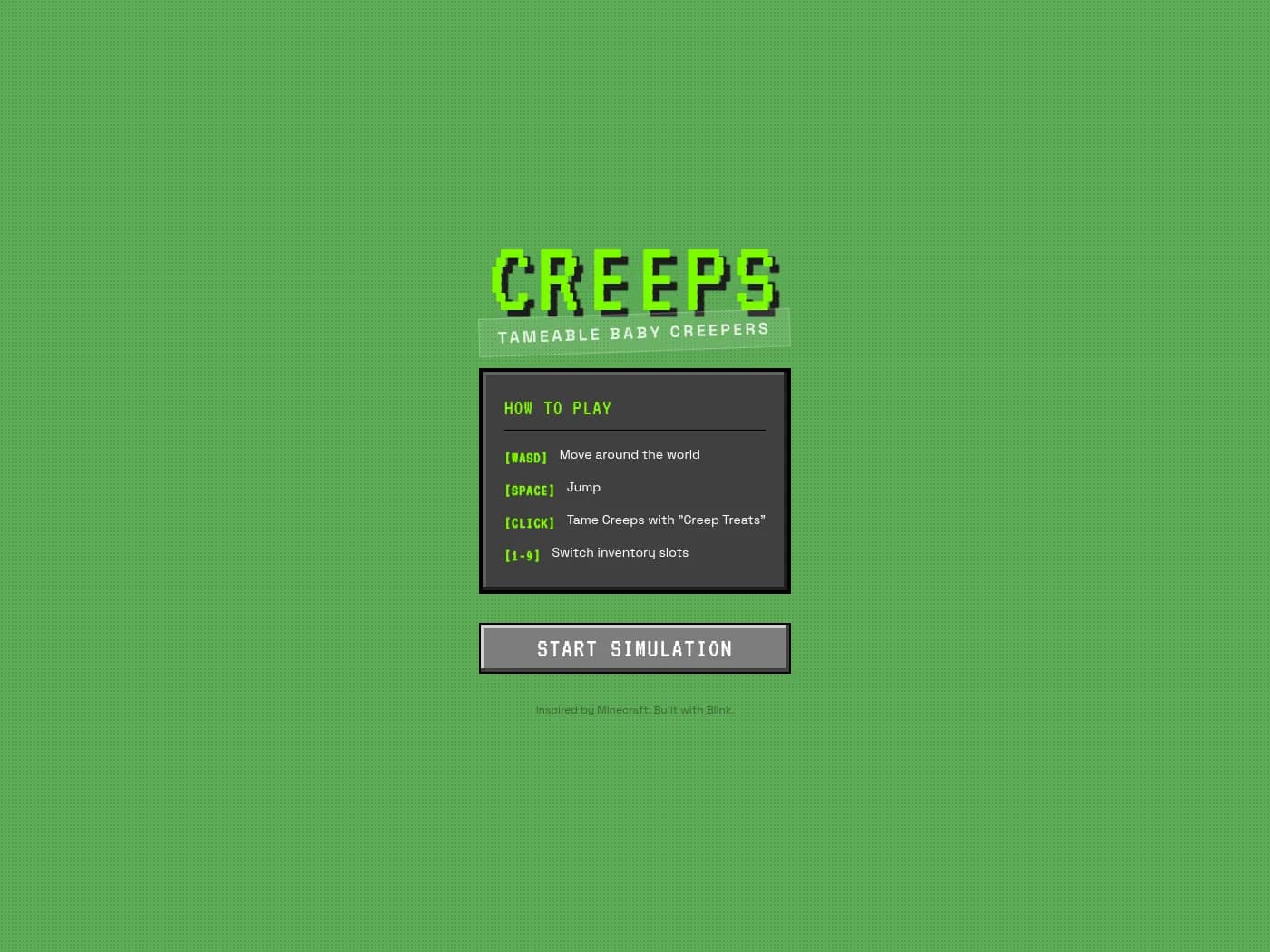 Creeps Tameable Mod