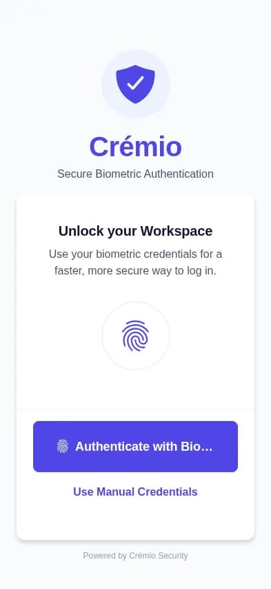 Face & Finger Auth App