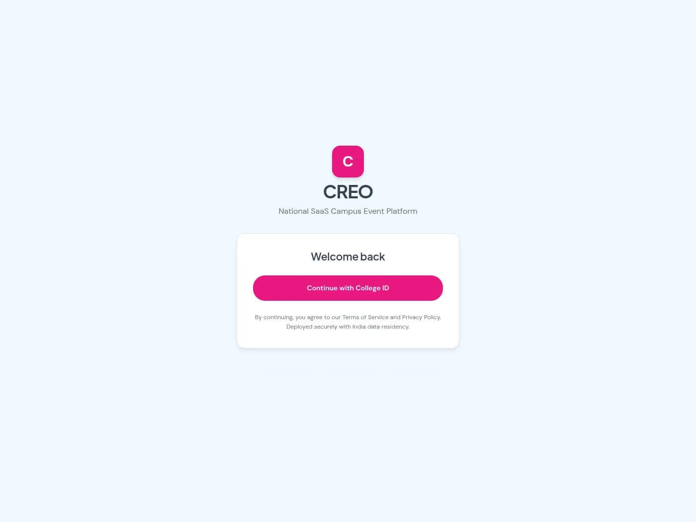 CREO Campus Event SaaS