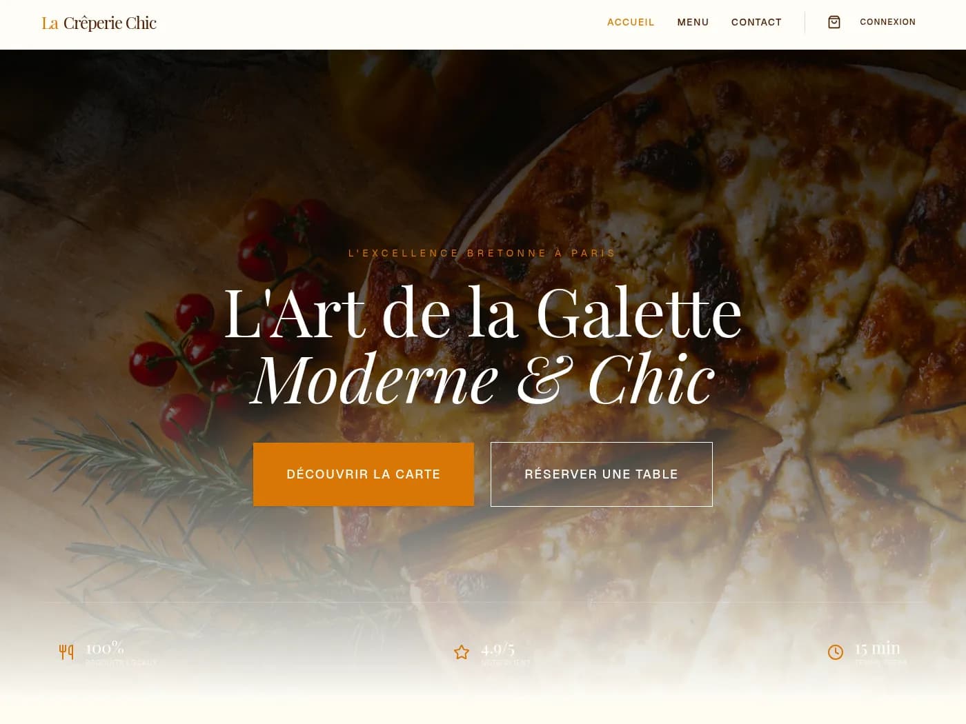Crêperie Web Launch