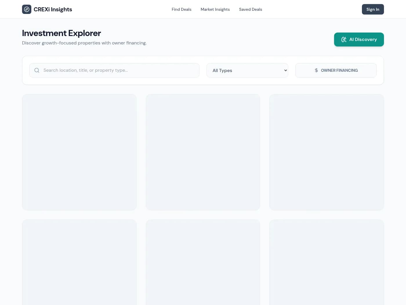 CREXi Insights Explorer