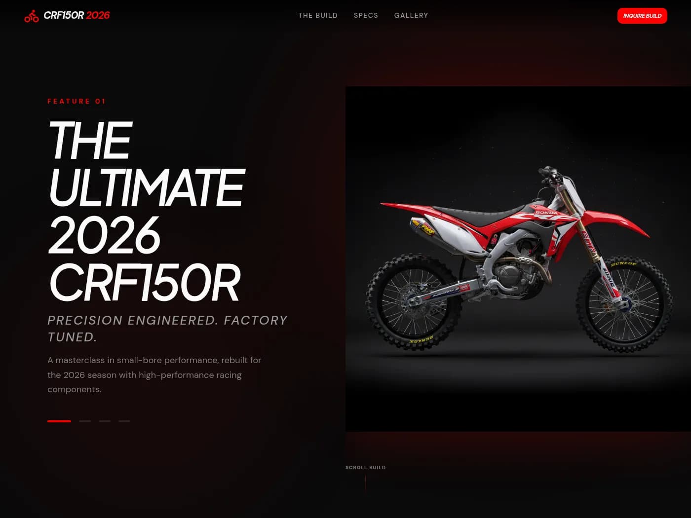 CRF150R 2026 Showcase