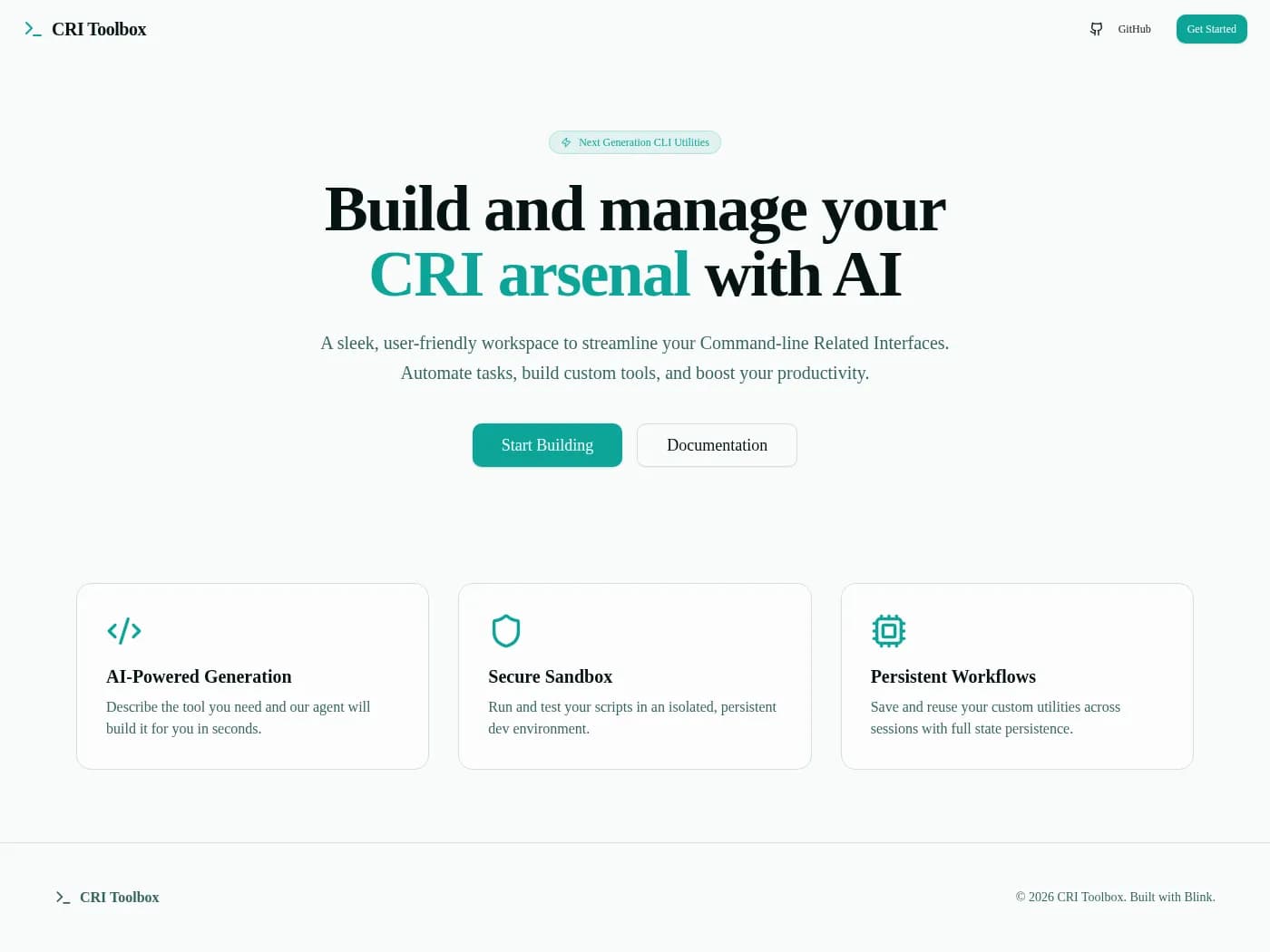 CRI Toolbox