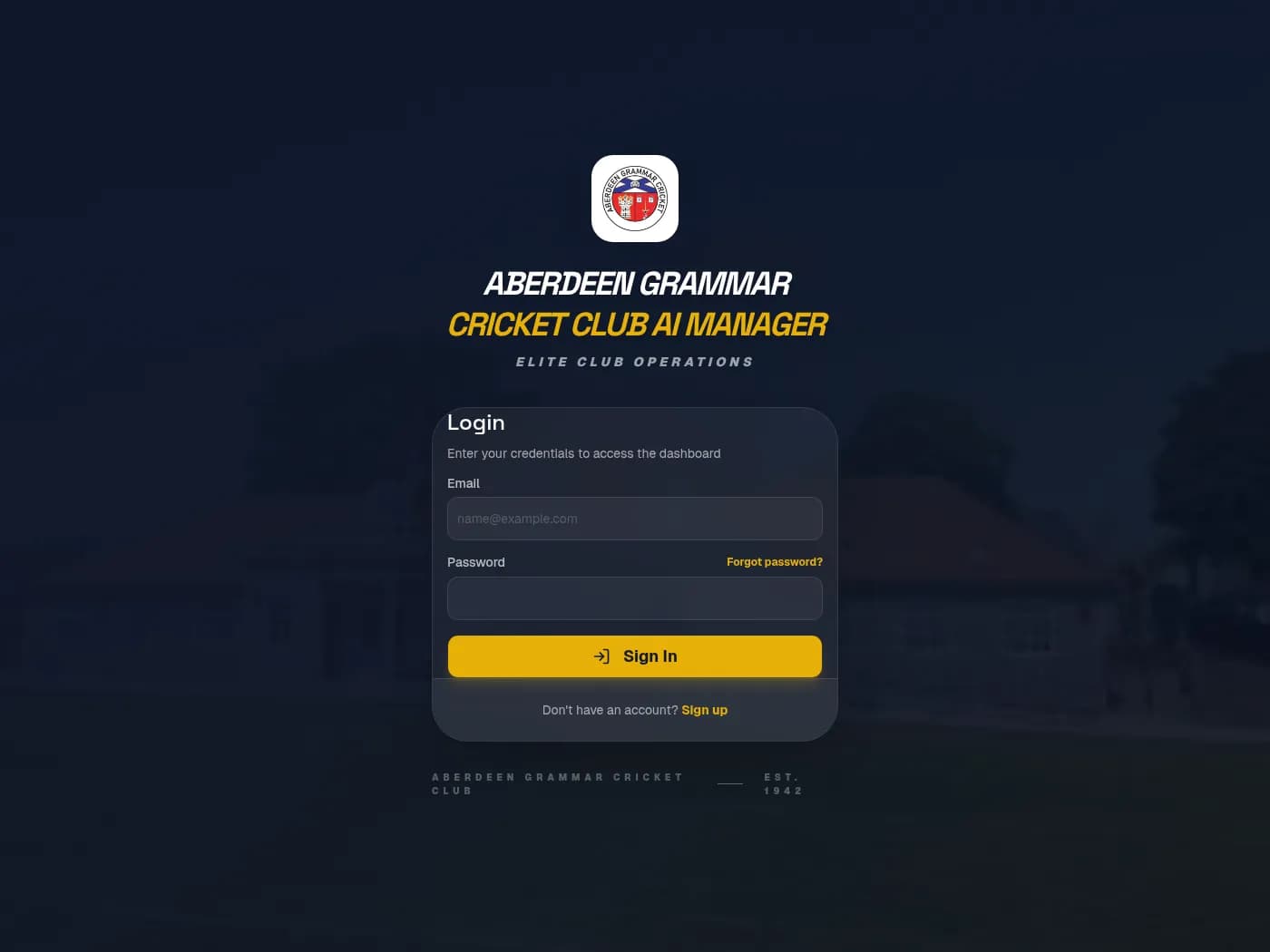 Cricket Club Manager Pro