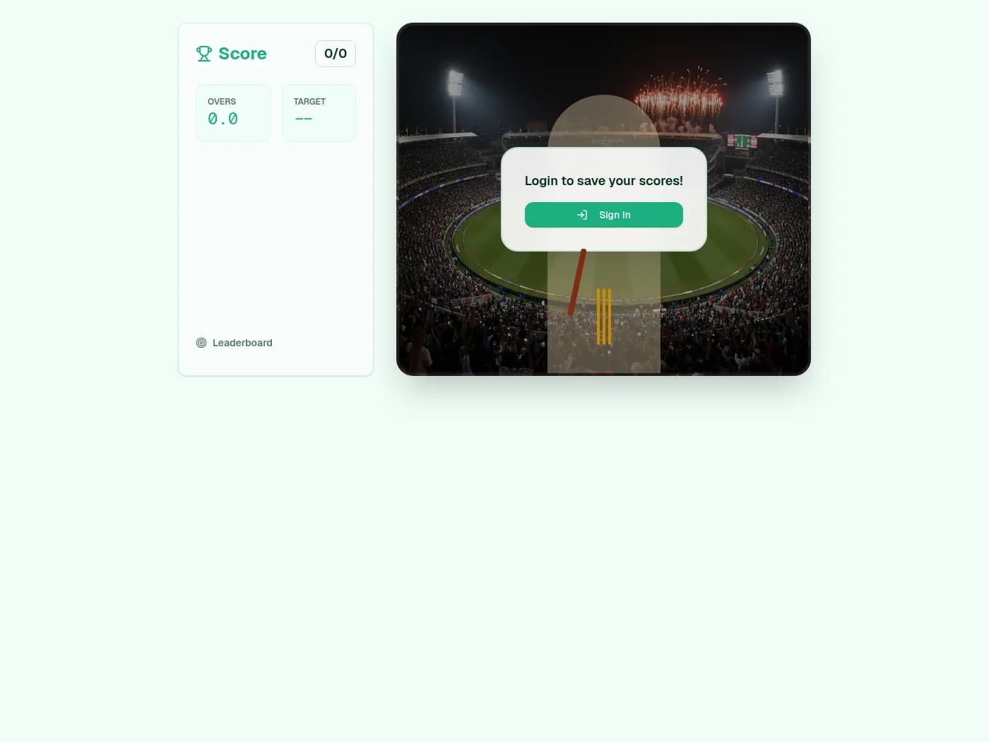 Cricket Game Pro
