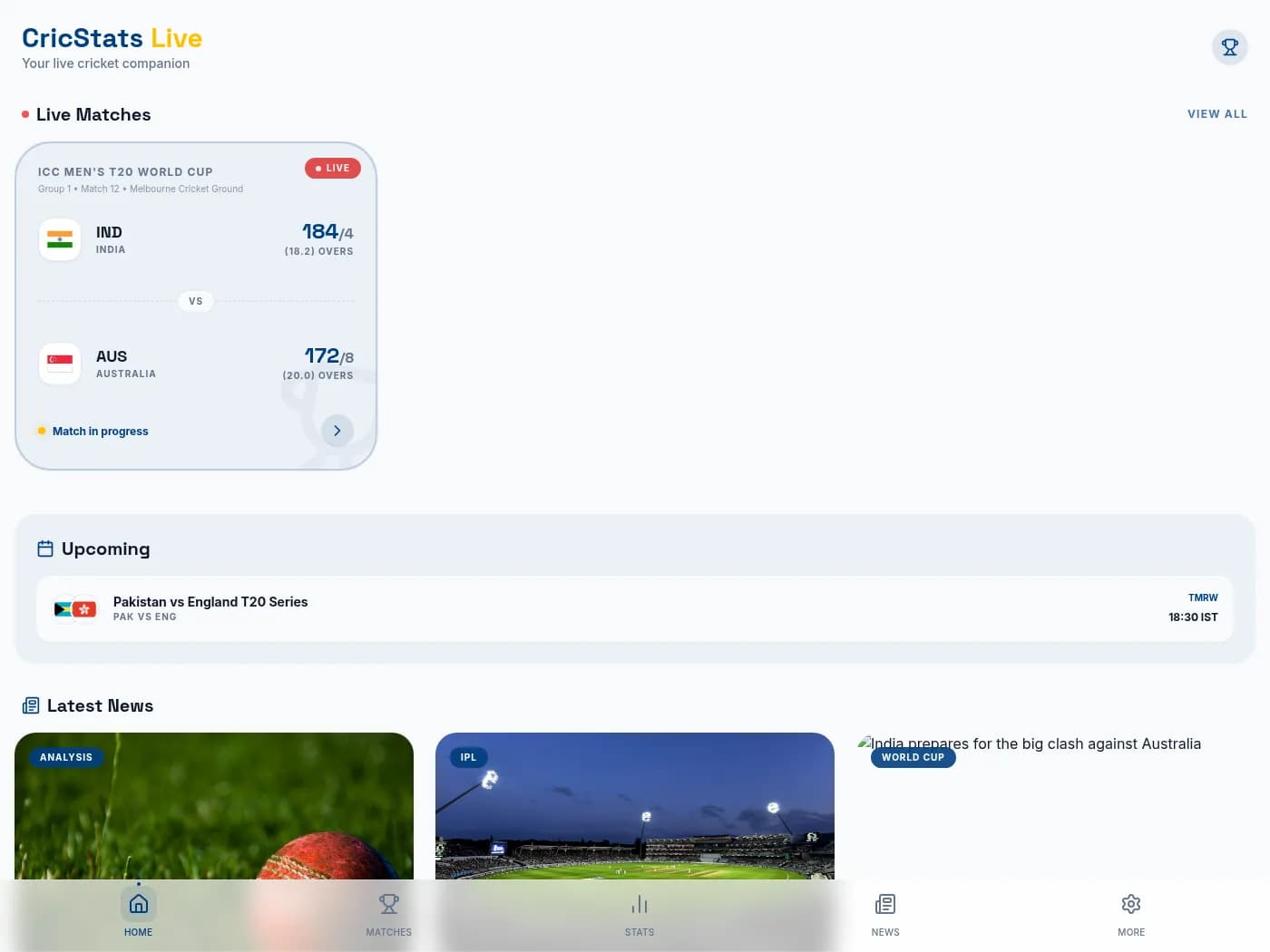 CricStats Live