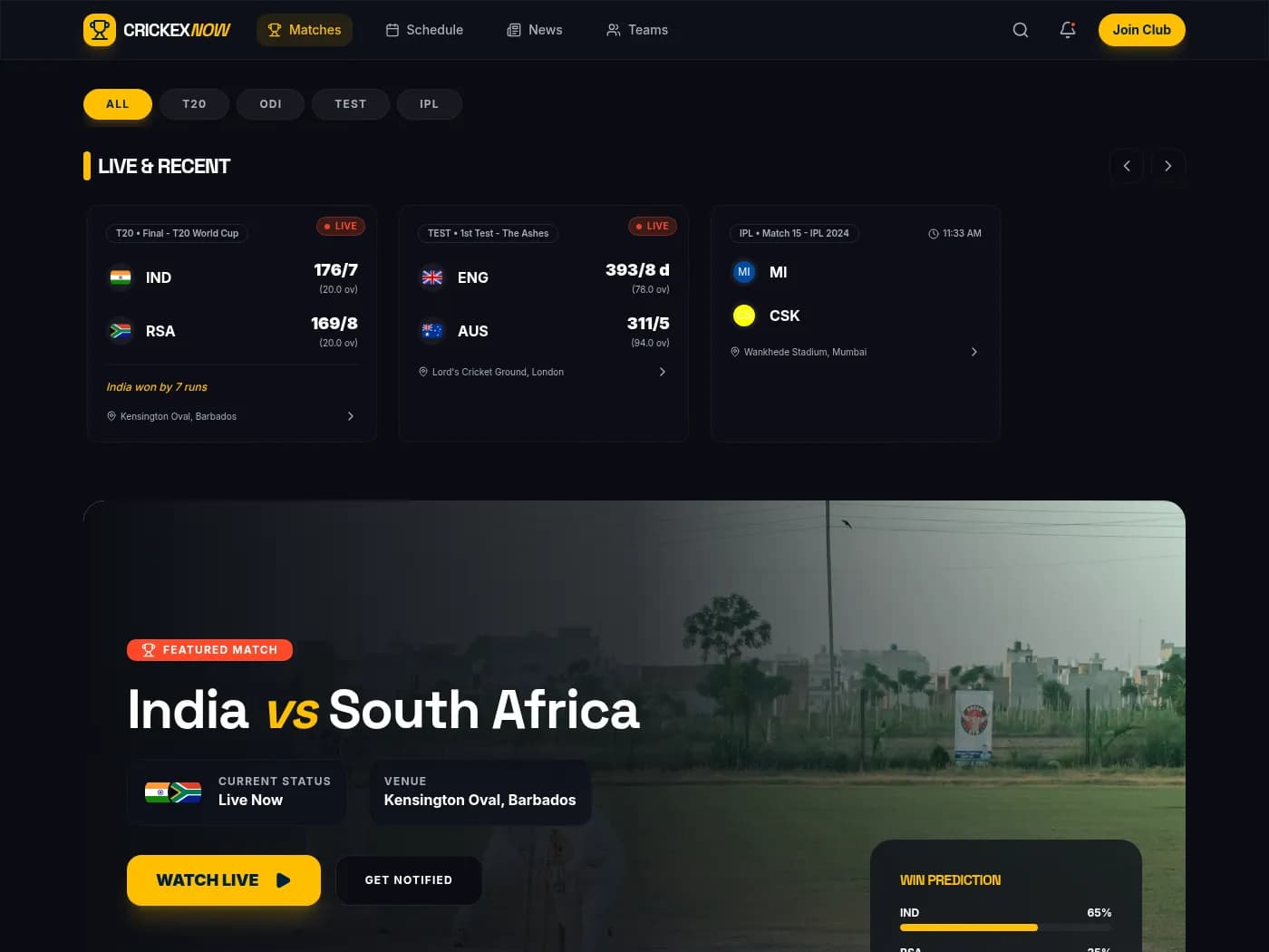 CrickexNow Sports Hub