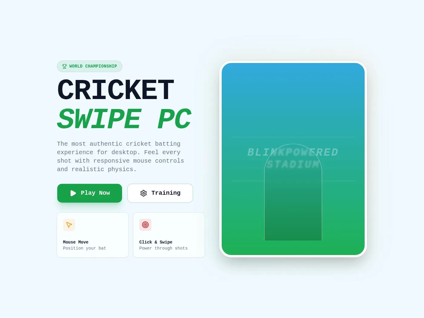 Cricket Swipe PC