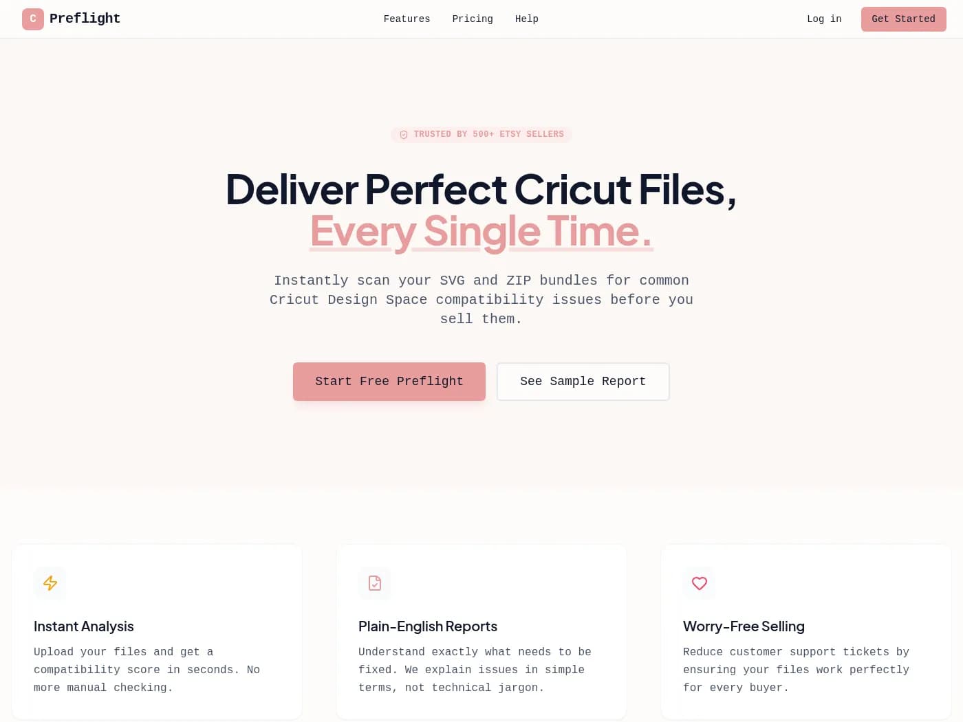 Cricut File Preflight