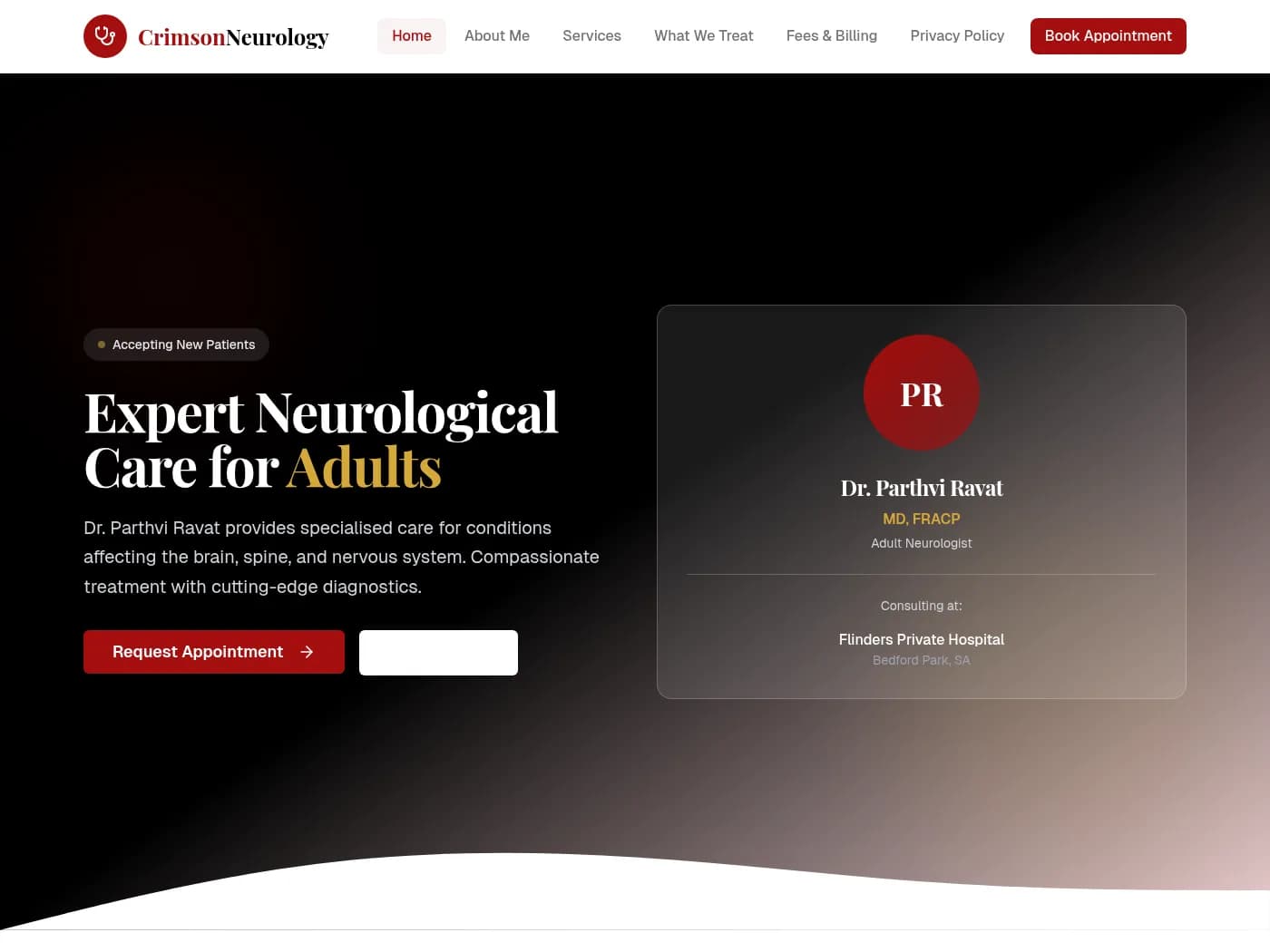 Crimson Neurology Website