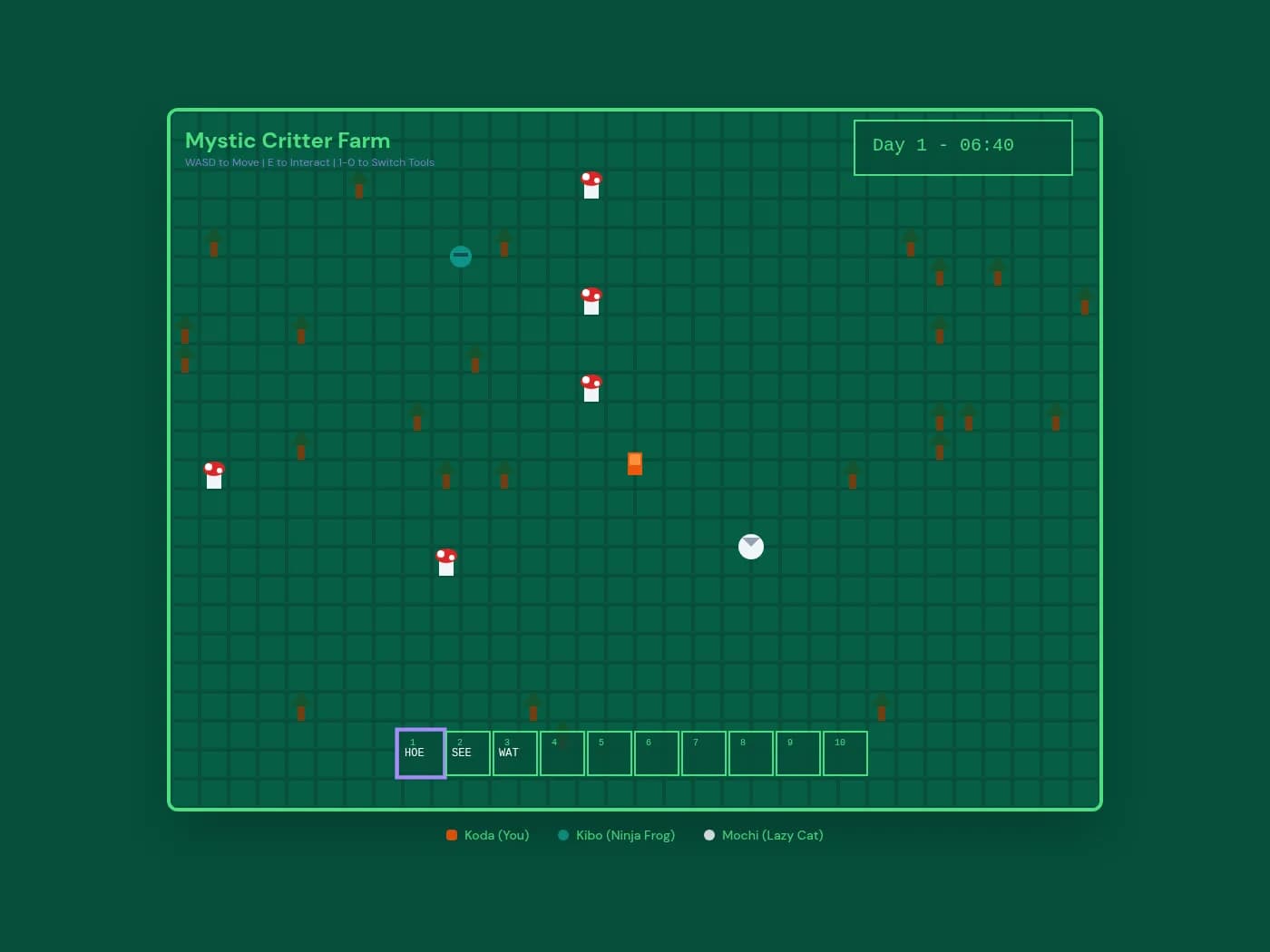 Mystic Critter Farm Game