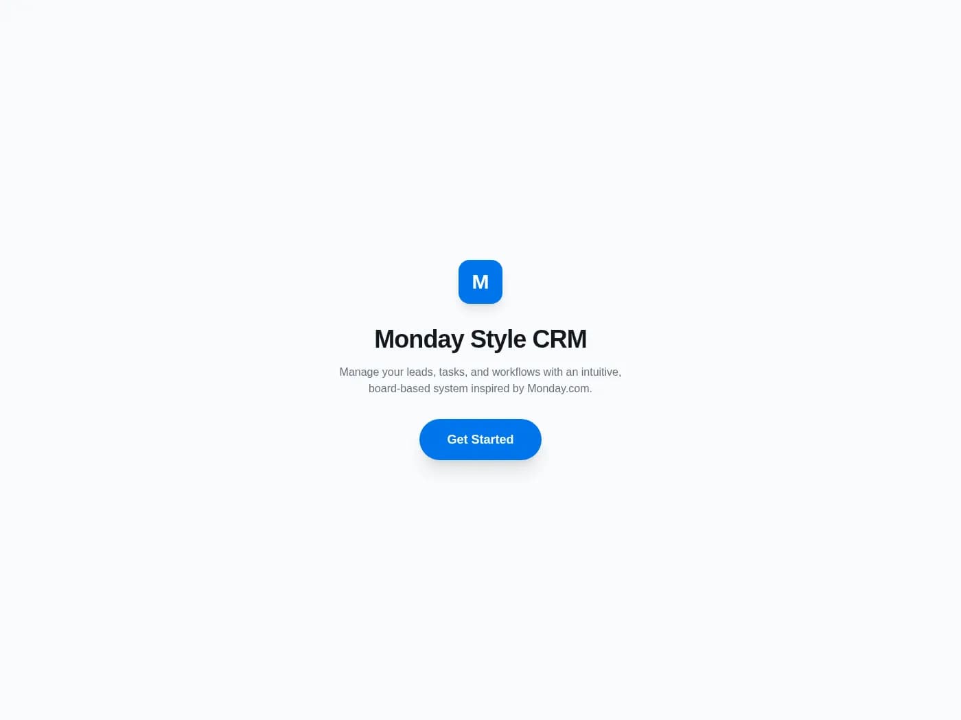 Monday-Style CRM