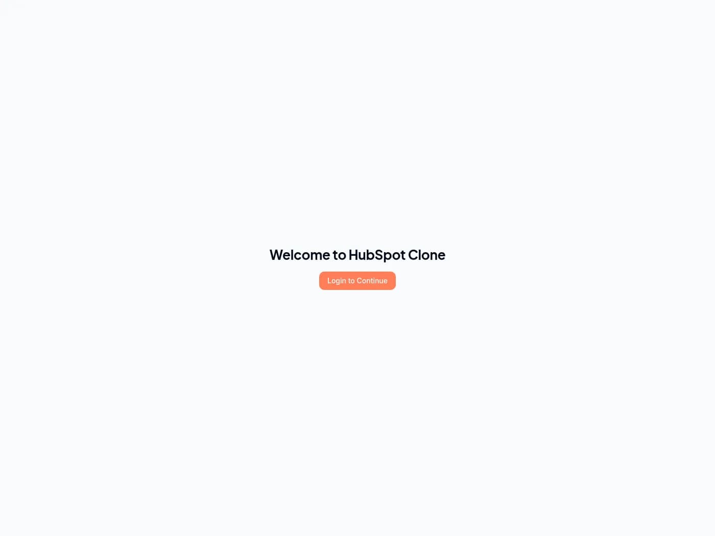 HubSpot CRM Clone
