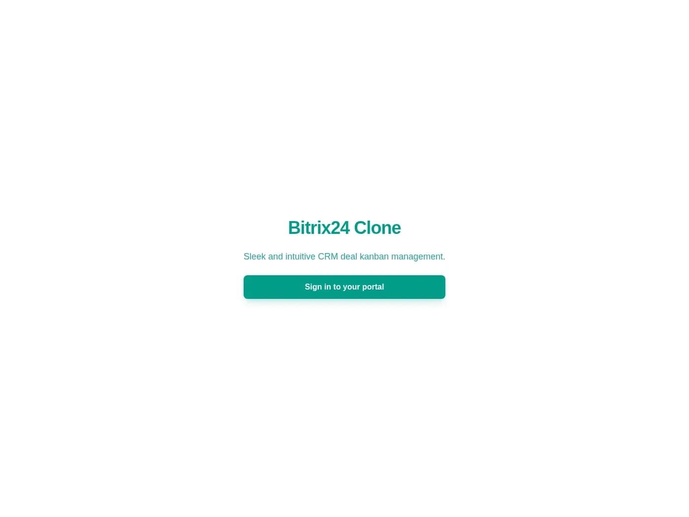 CRM Deal Kanban Clone