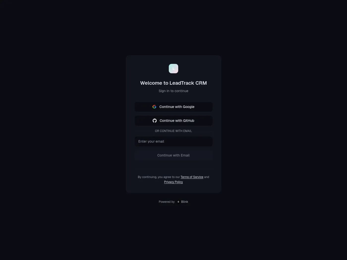 LeadTrack CRM