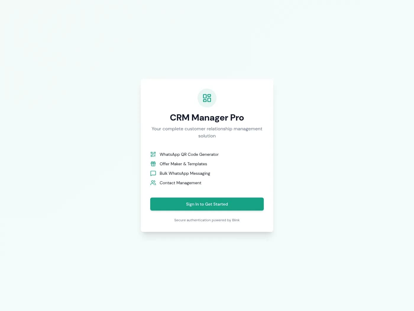 CRM Manager Pro
