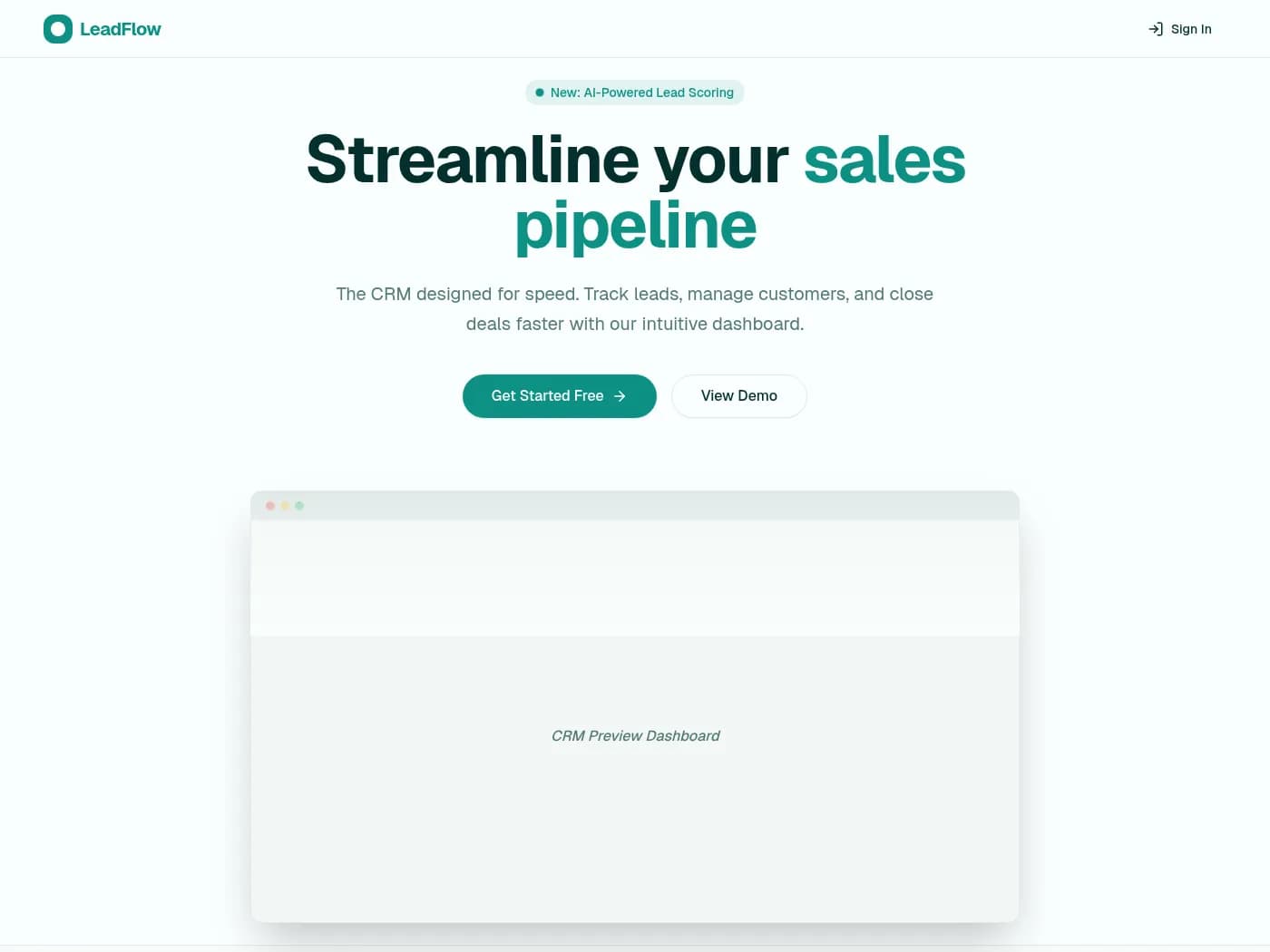 LeadFlow CRM