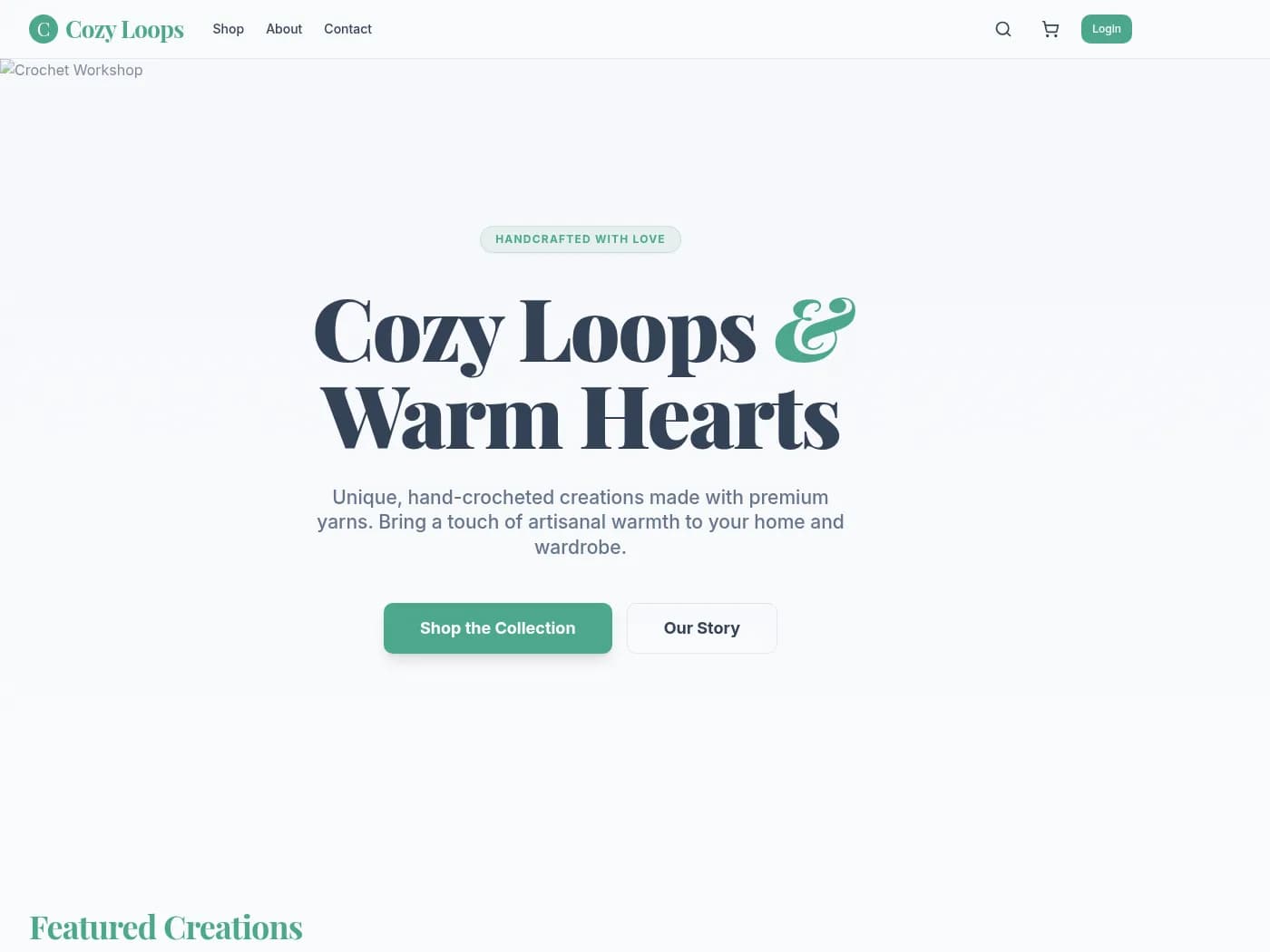 CrochetCraft Shop