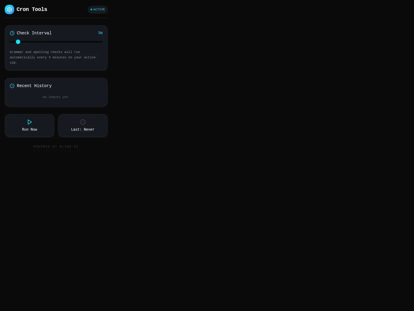 Cron LanguageTools Extension