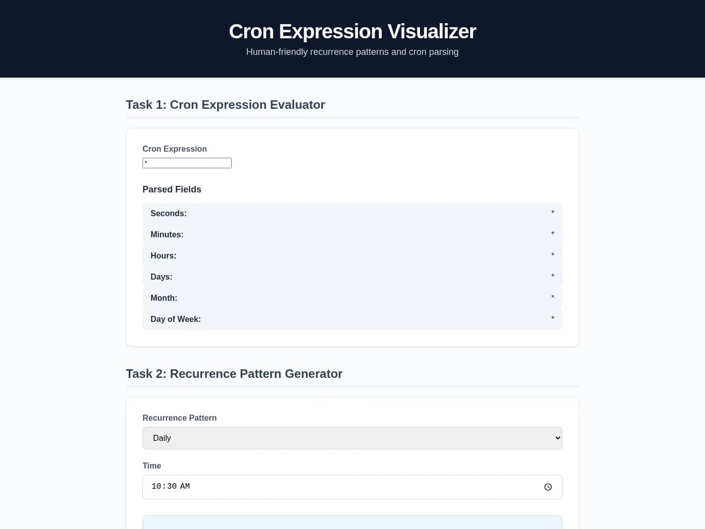 Cron Visualizer