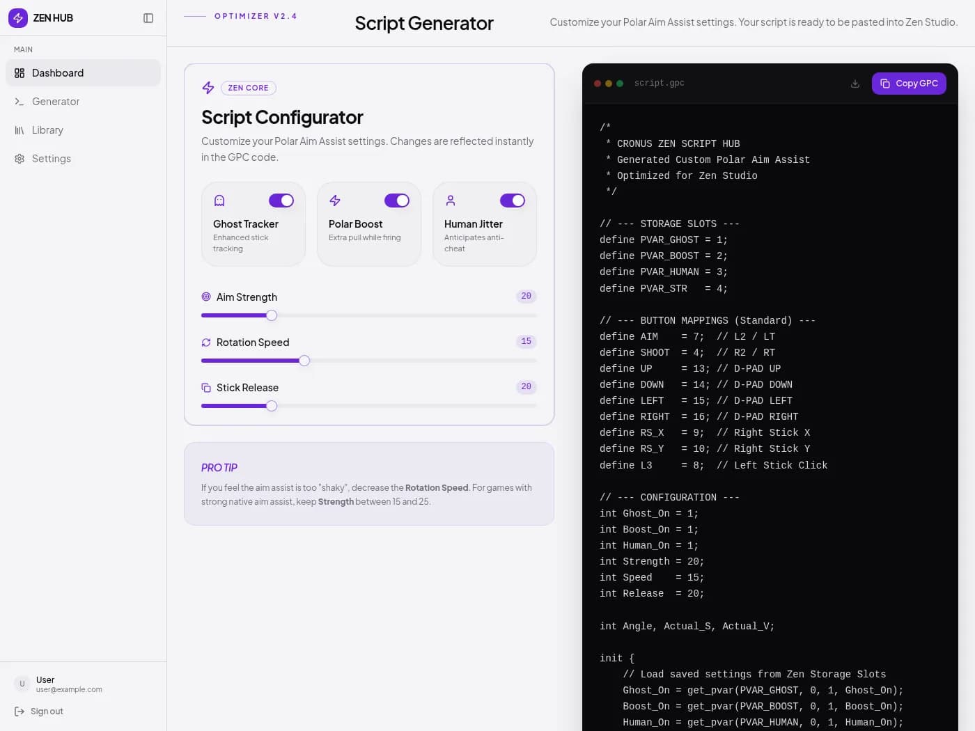 Cronus Zen Script Hub