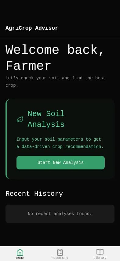 AgriCrop Advisor