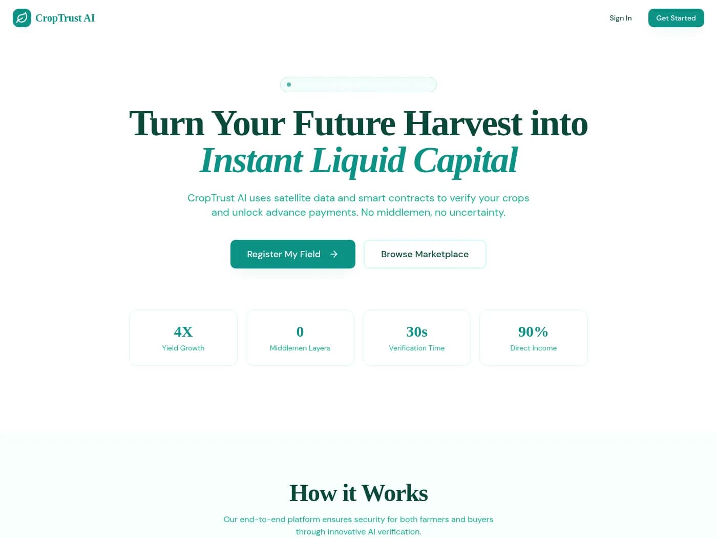 CropTrust AI Marketplace