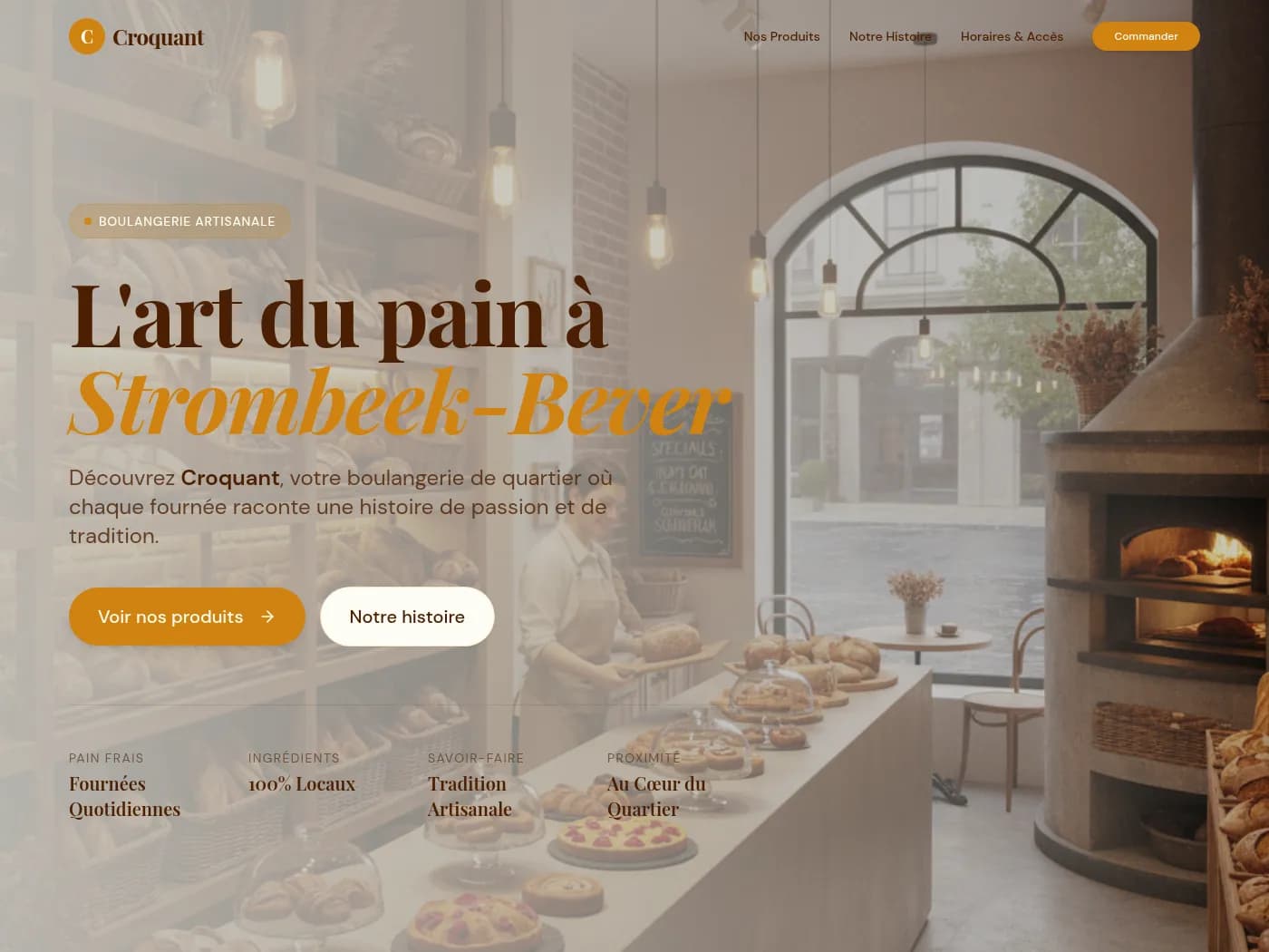 Croquant Bakery Site