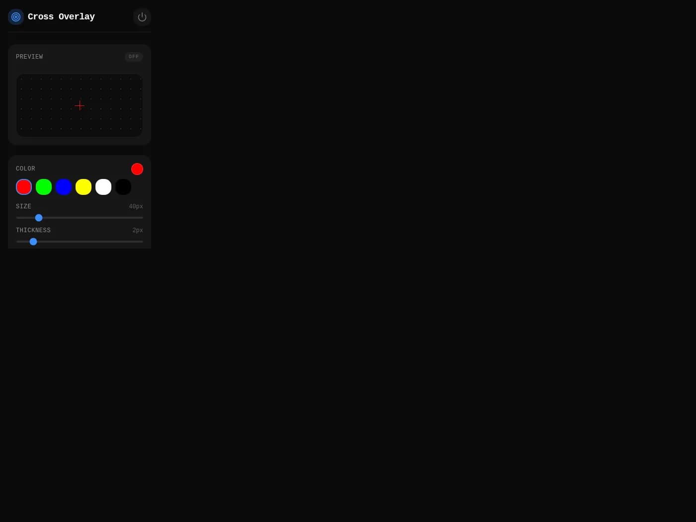 Cross Overlay App