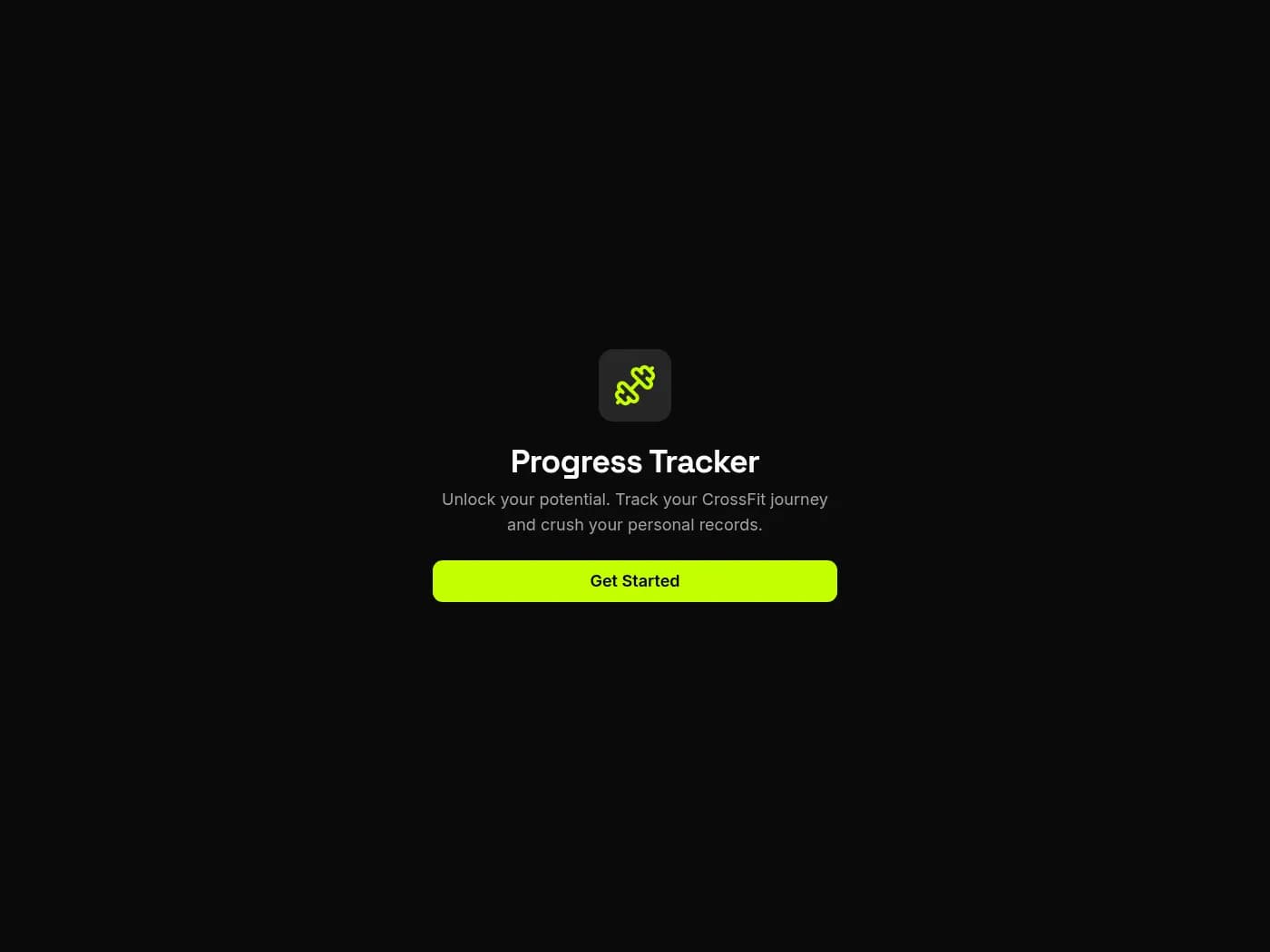 CrossFit Progress Tracker