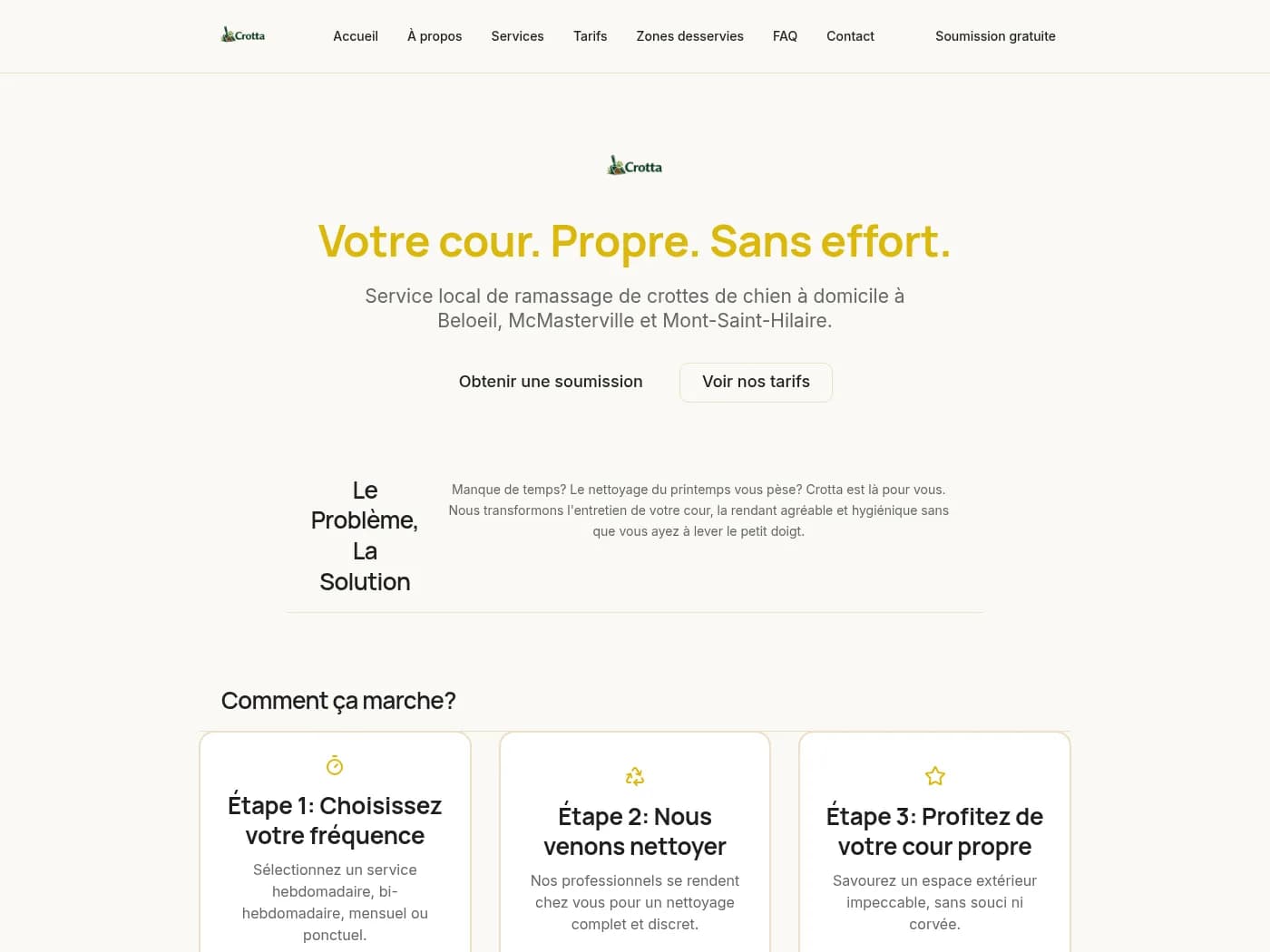 Crotta Site Propre