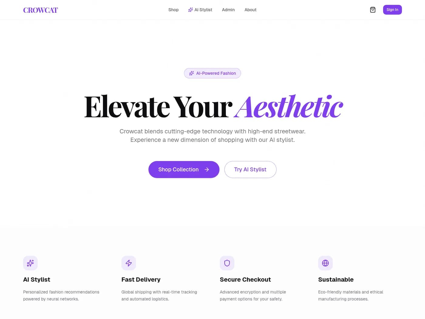 Crowcat AI E-Commerce